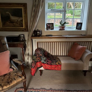 Stag Deer Wingback Sofa 2 Seater Upholstered Fireside Queen Anne ...