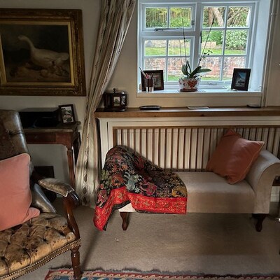 Stag Deer Wingback Sofa 2 Seater Upholstered Fireside Queen Anne ...