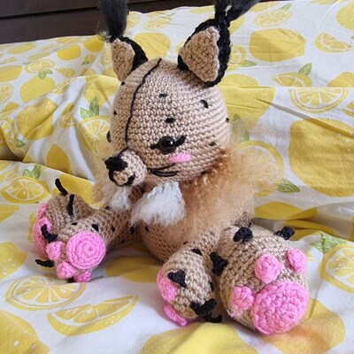 Amigurumi Animals Pattern, Lynx Crochet Pattern, Crochet Doll Pattern ...