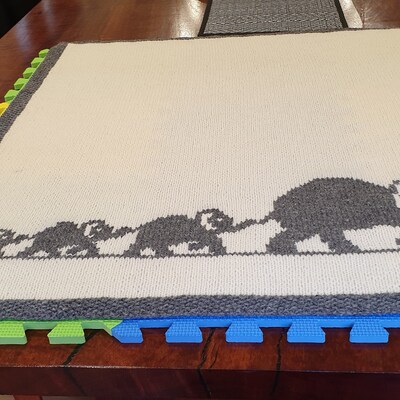 Elephant Pattern, Chart, Elephant Chart, Knit Pattern, Knit Elephant ...