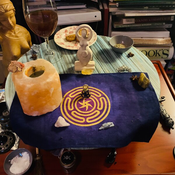 Elemental Altar Cloth - Air, Earth, Fire, or Water - Etsy