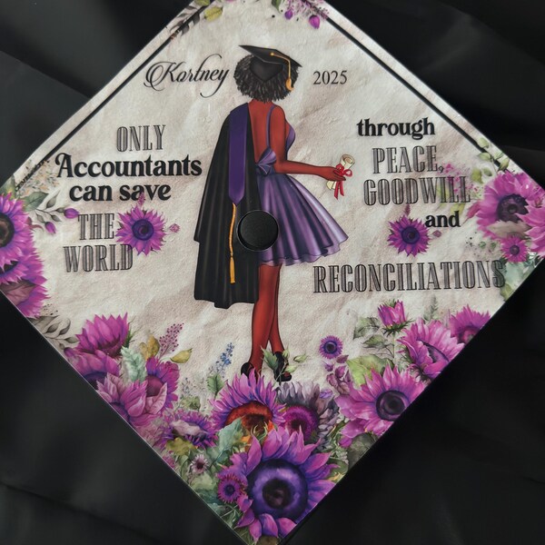 Knocked It Out of the Park Grad Cap, Custom High School Baseball Grad ...