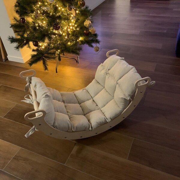 Climbing Arch With Pillow Montessori Climbing Triangle Pickler Arch ...