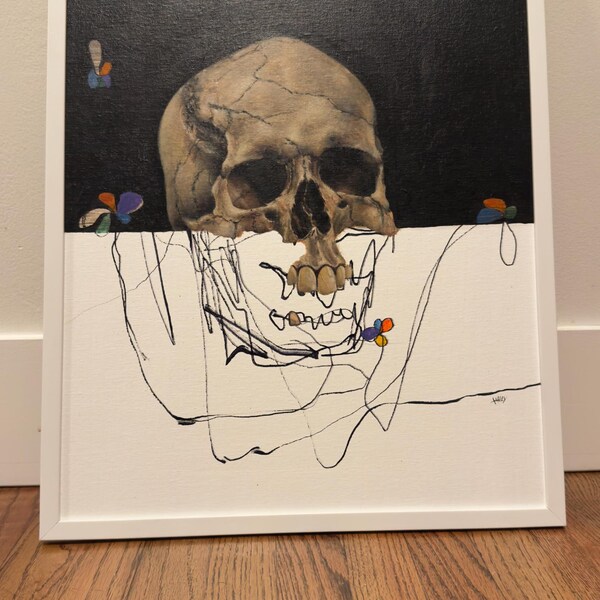 Megadetth, Graffiti Pop Art Original Oil Painting, Surreal Graffiti ...