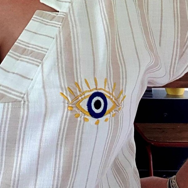 Eye Embroidery Design - 5 Sizes Instant Download - Etsy