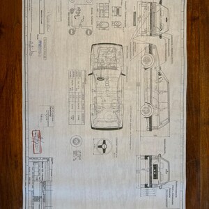 Mercedes W121 190SL Sport Roadster 1955-63 Construction Drawing ART ...