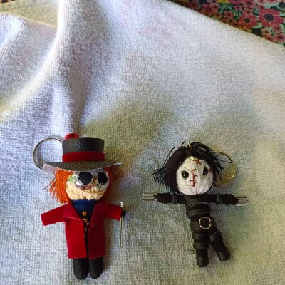 Jason Hockey Mask Horror Cult Icon Voodoo Handmade Voodoo String Doll ...