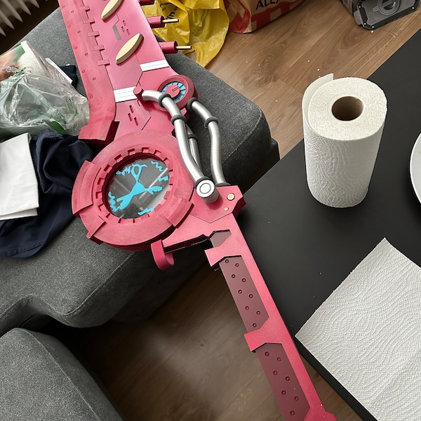 Final Fantasy XIV FF14 Thancred Waters Gunblade Cosplay Props Replica ...