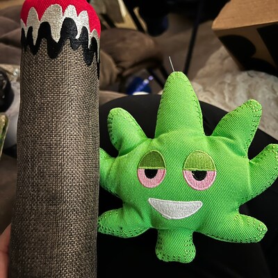 Dooby's blunt Cigar Hemp Dog Toy - Etsy