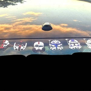 Star Wars Captain Rex METALLIC Blue and White Permanent Vinyl Decal - Etsy