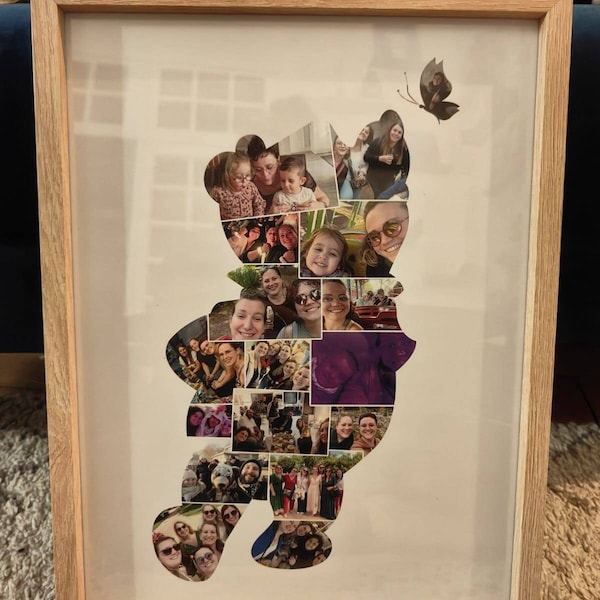 21st Photo Collage, 21st Birthday Gift for Her From Mom, 21st ...