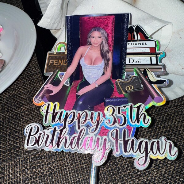 Graduation Face Cake Topper | Custom Graduate Cake Decoration ...