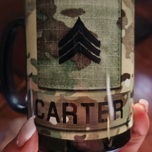 US Army Personalized Officer Mug All Ranks, Cw1-maj Gen Customize W ...