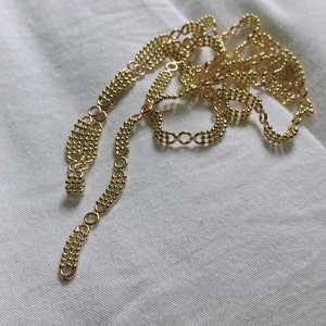 Little Corey Chain Large Fancy Brass Chain Station Chain | Etsy