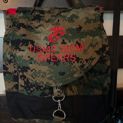 USMC Dress Blues Tote Bag, Made by USMC Official Hobbyist 23078 - Etsy