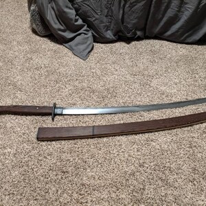 Hand Forged Katana Style Sword in W2 Tool Steel 8 to 10 Week Lead Time ...