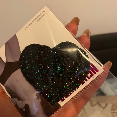 Mr. Mustachio Gold Glitter Black Face Mask for Festivals and - Etsy