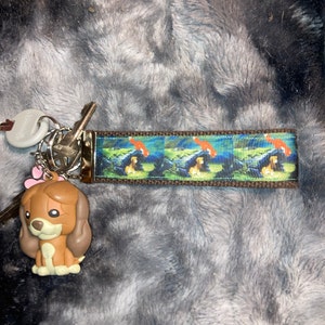 Tangled Rapunzel Lanterns Key Fob Keychain Wristlet | Etsy