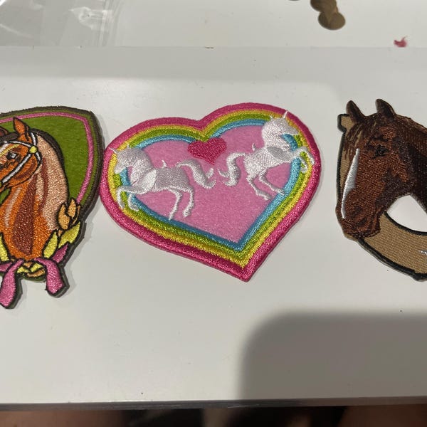 Embroidery Horse Iron on Patch - Etsy