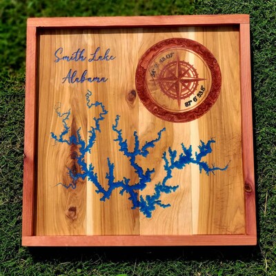 Lake Bistineau Map Shape Instant Download EPS SVG DXF - Etsy