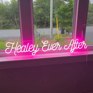 Custom Neon Sign Neon Sign Personalized Gifts Wedding Signs Family Name ...