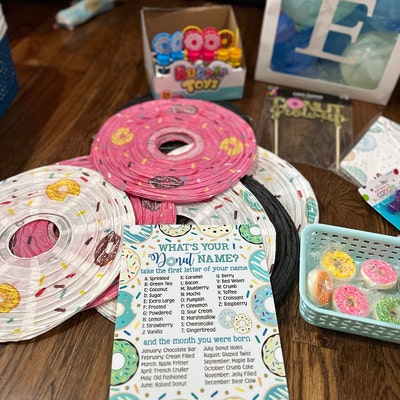 What's Your Donut Name Printable, Boy Donut Name Game, Boy Donut ...