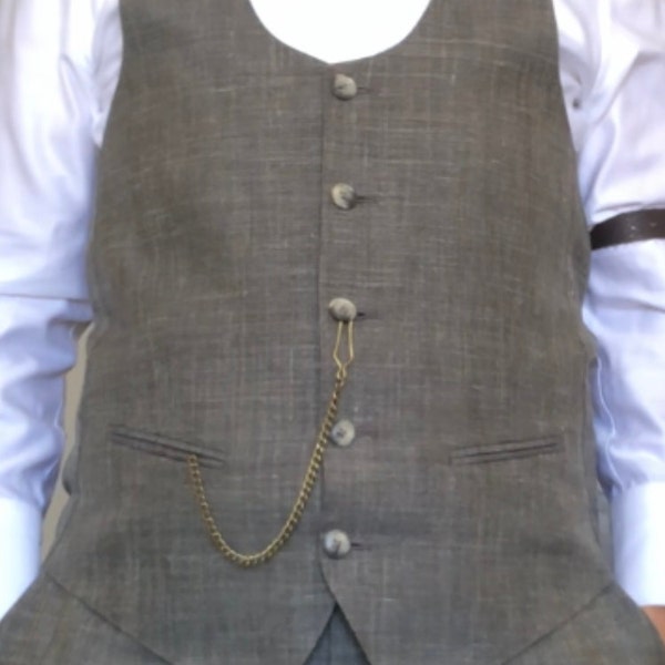 Bronze Pocket Watch Chain, Pocket Watch Accessories, Pocket Chain - Etsy