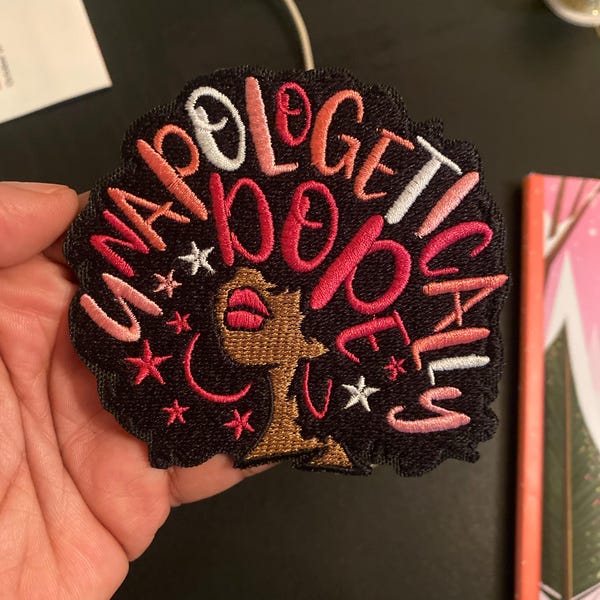 Covered Beauty 2 Embroidered Iron on Patch. African American Women ...