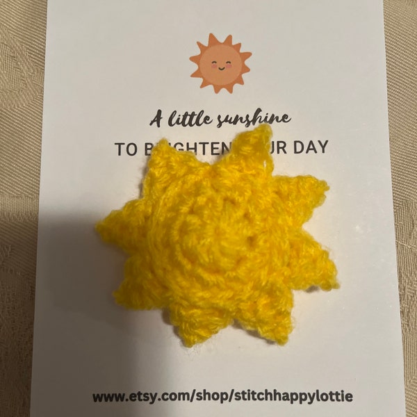 Pocket Hug Sunshine Token, Pocket Hug for Mum, Son, Daughter, A Little ...