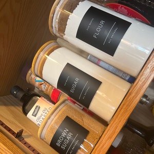 160 Gold Spice Jar Labels: Preprinted Minimalist Gold Foil Vinyl ...