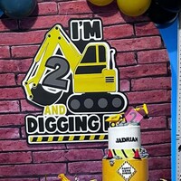 I'm 2 and Digging It Svg, Construction Svg, Boys Birthday Shirt Svg ...