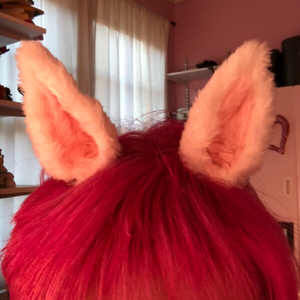 Bunny Ears Clips, Bunny Costume, Rabbit Ears Hair Clip, Fuzzy Animal ...