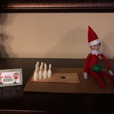 Elf Bowling, Bowling Ball, Bowling Pins, Let's Bowl, Elf Prop, Stage ...