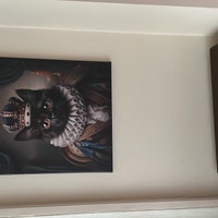 Vintage Fuchs im Blumengarten Kunstdruck, Rustikale Waldlandschaft Wanddeko, Fuchs unter Blumen ...