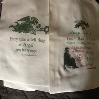 4 Its a Wonderful Life Merry Christmas Holiday Gift Bags. Set of 4 ...