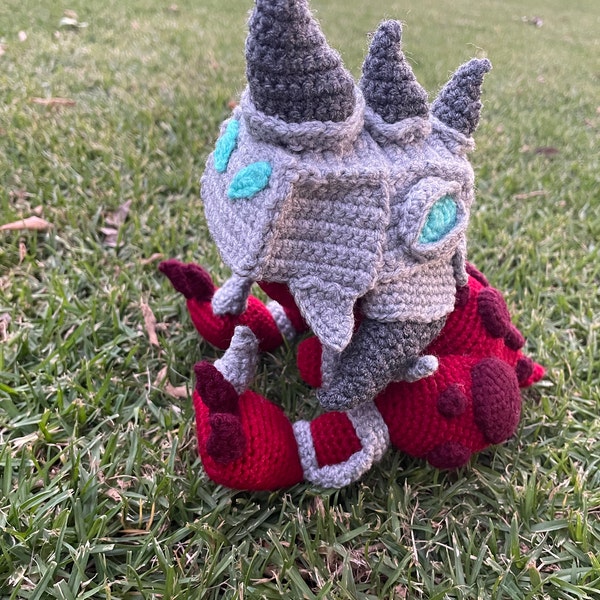 PATTERN - Baby Armored Zandalari Raptor Crochet Amigurumi - World of ...