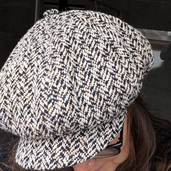 PDF Hat Sewing Pattern, Baker Boy, Bakerboy, Newsboy, Classic 8 Section ...