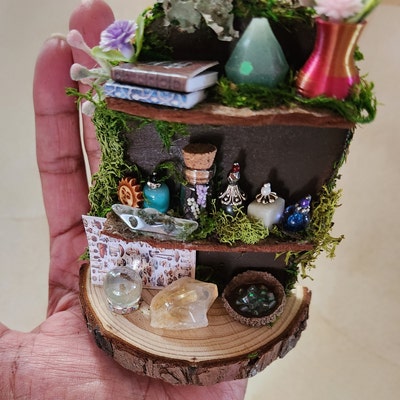 Fairy Bookshelf, Fairy Garden Accessories, Fairy Garden Book Shelf ...