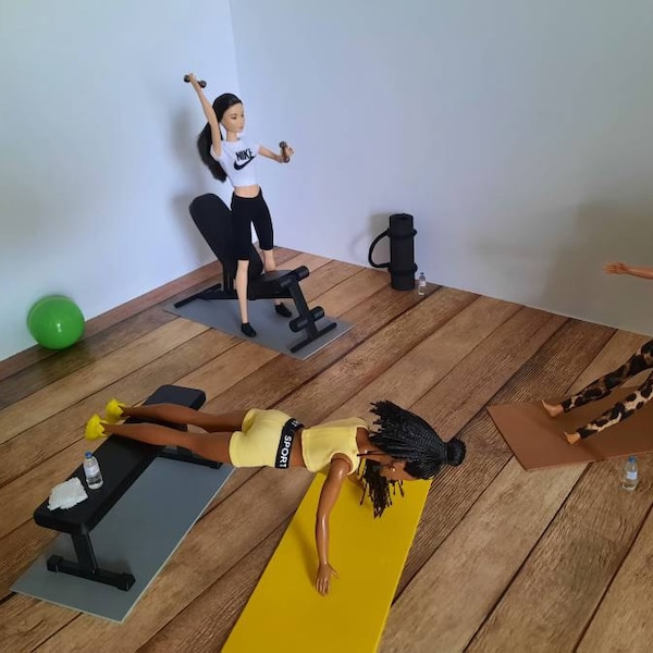 1/6 Scale Static Flat Weight Bench - 3D Printed Miniature - Etsy