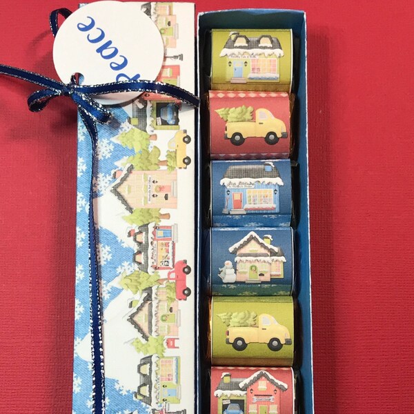 Digital Christmas Slider Gift Box Set for Nugget Candies - Home for the ...