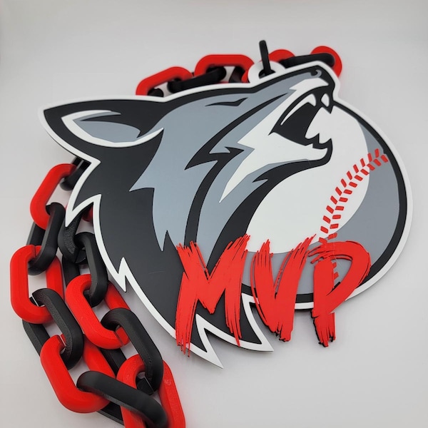 BIG CHAIN Sports Logo Necklace, Turn Over Chain, Player of the Game ...