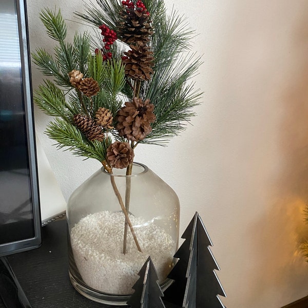 Steel Christmas Trees | Classic Metal Christmas Trees | Mantle Decor ...