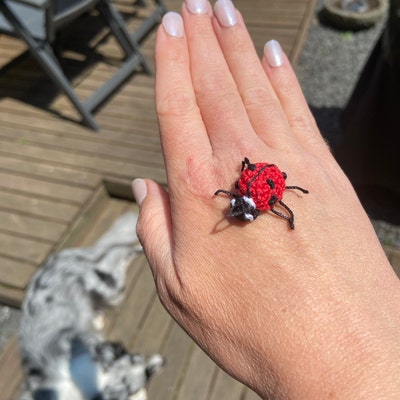 Crochet Pattern Micro Ladybug Amigurumi: Make Your Own Miniature ...