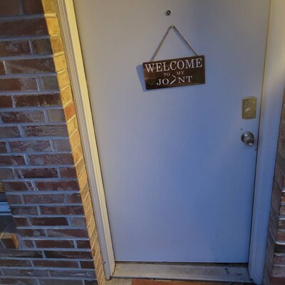 Welcome to Our Joint, Marijuana Wood Sign, Cannabis Decor, Weed Signs ...
