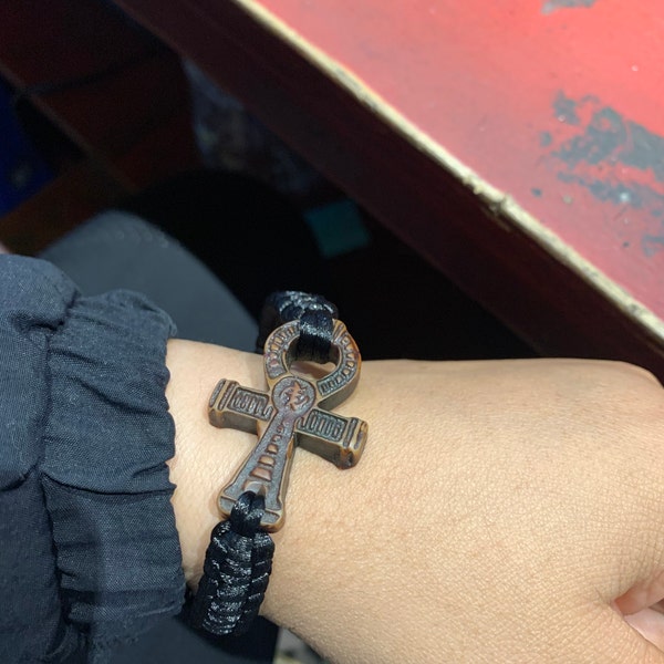 Ankh Cross Bracelet,key of Life Bracelet,egyptian Ankh Bracelet ...