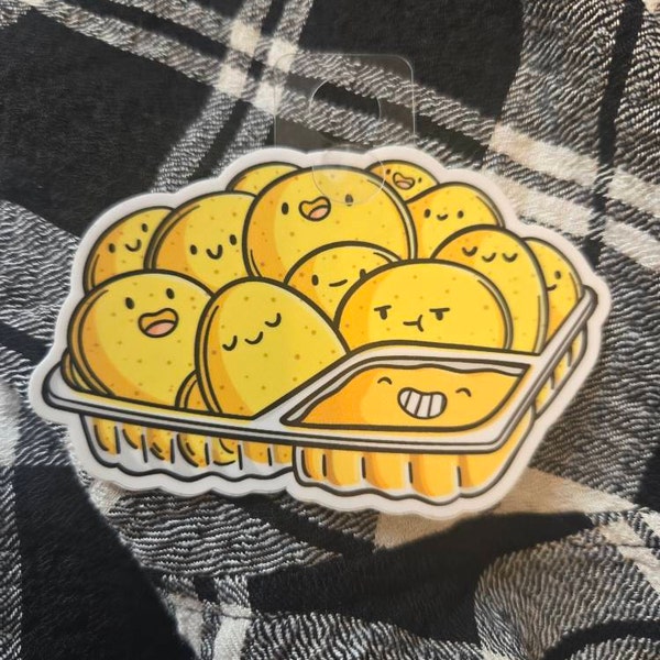 Nachos & Cheese Sticker | Weatherproof Vinyl Sticker| Kawaii Food ...
