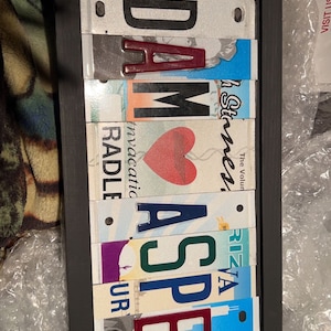 Custom Personalized License Plate House Numbers Sign Address - Etsy