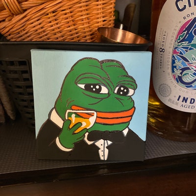 Painting on Canvas Pepe Cozy Cuddle - Etsy