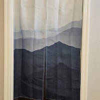 Screen Pine Noren Door Window Curtain With - Etsy