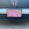 Preppy Personalized License Plate Custom Car Tag for Women - Etsy